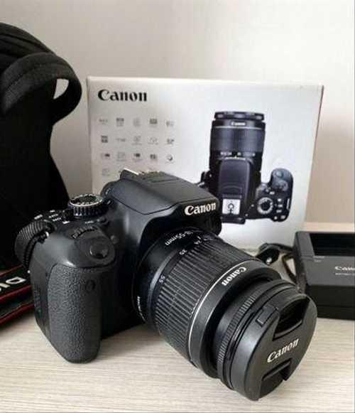 Зеркальный фотоаппарат canon EOS 650d