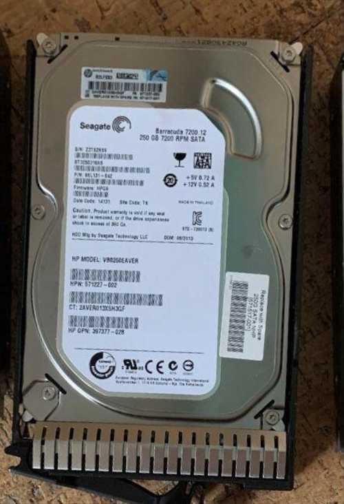 Винчестер 250gb SATA 3.5'' 3G 7.2K hp seagate