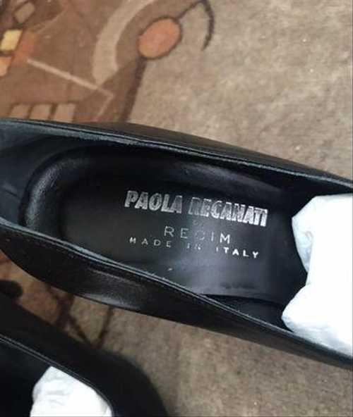 Туфли модельные итальянские, новые, каблук 10 см