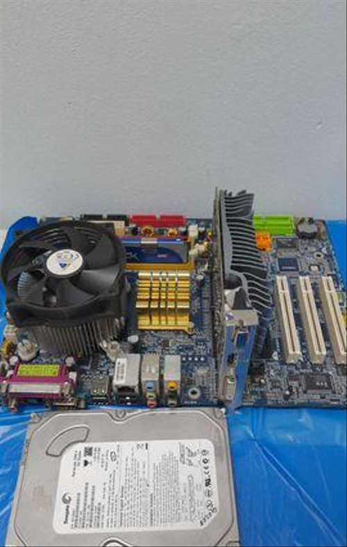 Материнская плата 775 с процессоромPentium 4 560,c