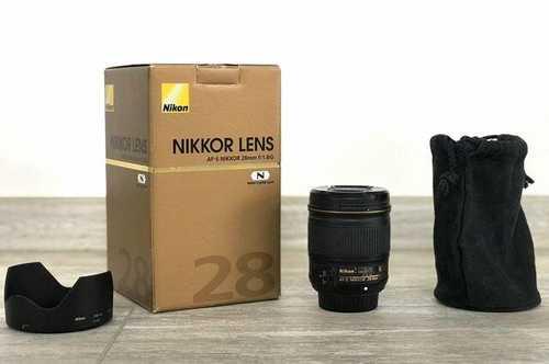 Объектив nikkor AF-S 28mm f/1.8G