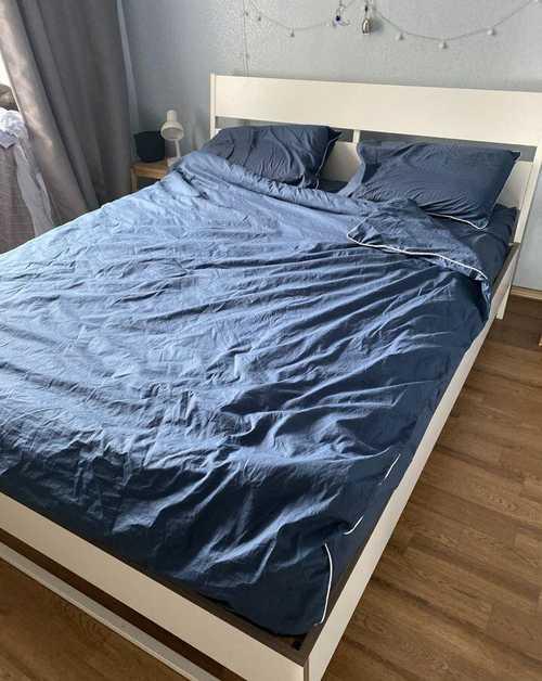 Кровать с матрасом IKEA Трисил
