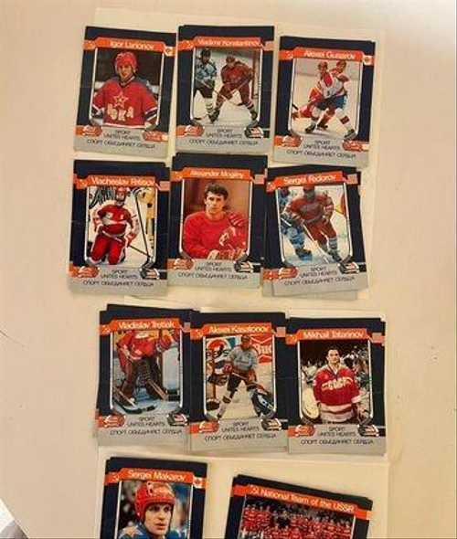 Коллекция Россия звезды NHL 1991