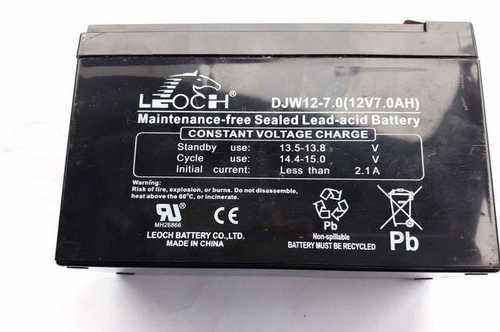 Аккумулятор leoch DJW 12-7.0(12V7.OAH)