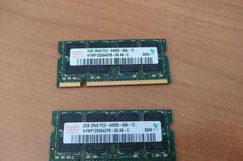 Оперативная память для ноутбука hunix DDR2 2GB