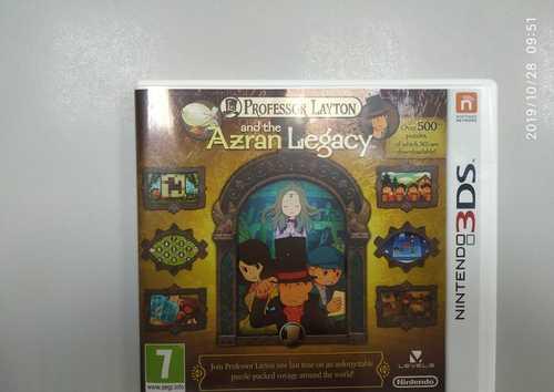 Professor Layton and the Azran Legacy 3DS