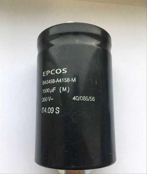 Конденсатор epcos 1500 uF 350 V B43458-A4158-M