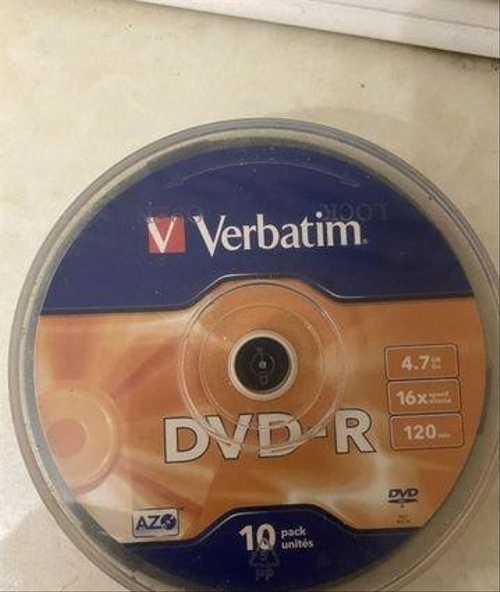Болванка Диски DVD-R Verbatim
