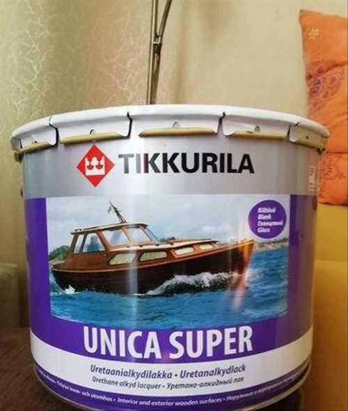 Лак яхтный тиккурила unica super, глянцевый, урета