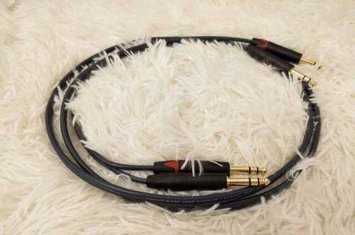 Кабель Tasker 1042 2Jack-2Jack 6.3 stereo trs 2m