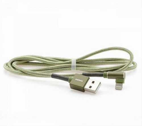Кабель USB-iP Remax Ranger Green 1m 2.4A