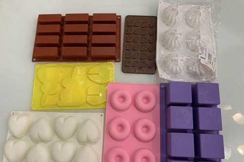 Силиконовые формы для десертов, шоколада и льда