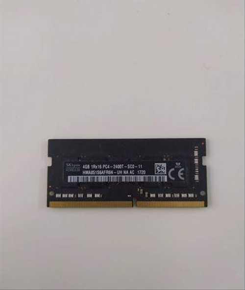 Память Hynix 4GB SO-dimm DDR4 PC4-2400T