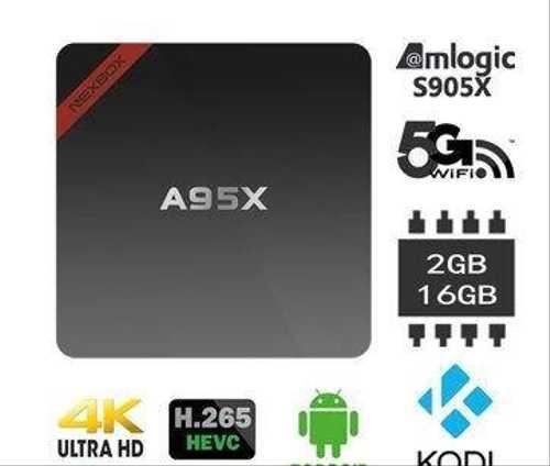TV Box Nexbox A95X /2G DDR3/RAM 16G/Android 6.0 2