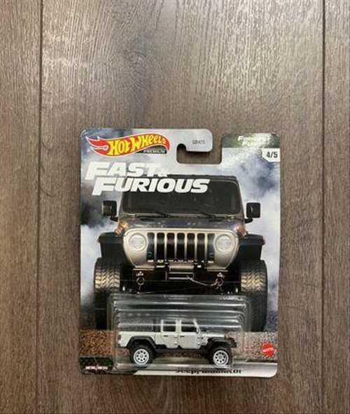 Hot Wheels premium jeep gladiator fast&furious