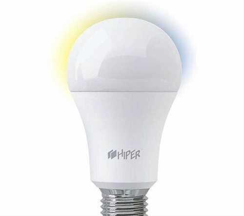 Умная лампочка hiper IoT A61 White, E27, Wi-Fi, A60, 11Вт, HI-A61W