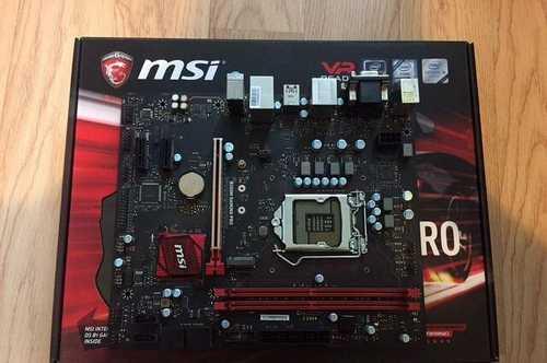 Материнская плата MSI b250m gaming pro