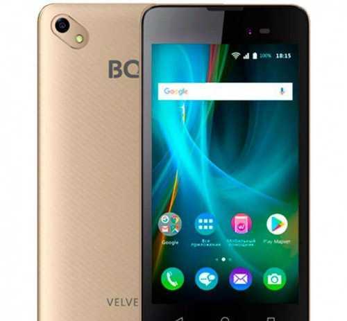 BQ Mobile 5035 Velvet black / gold