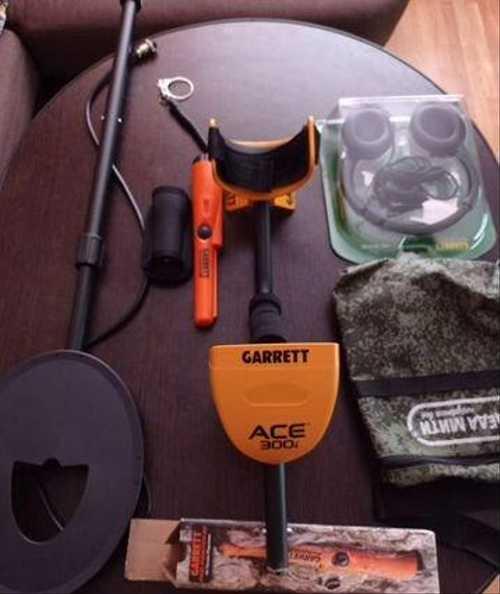 Металлоискатель garrett ace 300i (новый) + pro poi