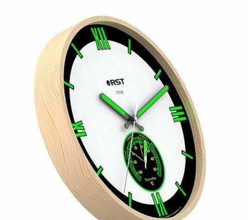 Новые настенные часы с термометром RST 77730