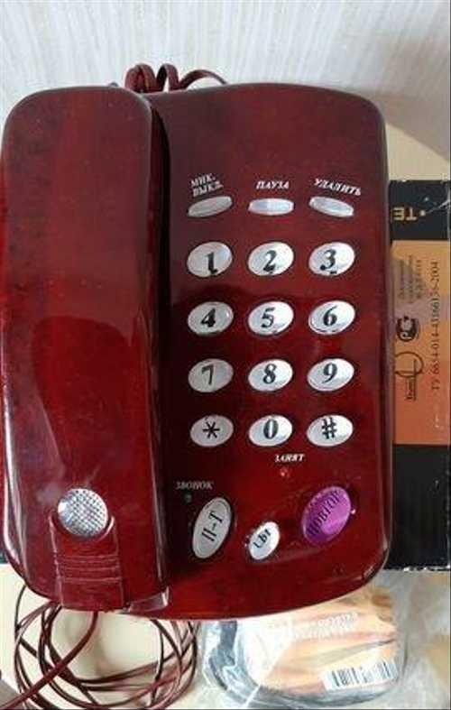 Новый стационарный кнопочный телефон кхт-168