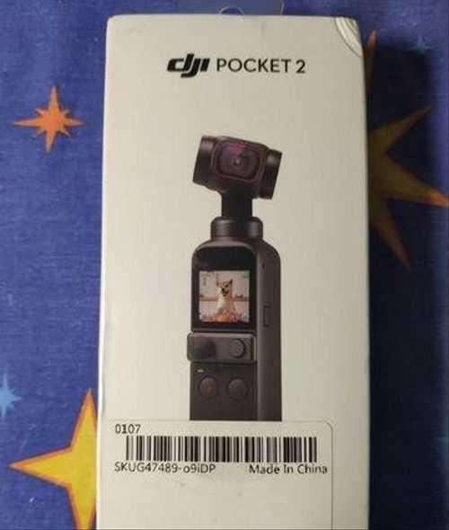 DJI osmo pocket 2 экшн-камера 4К 3-осевой стаб