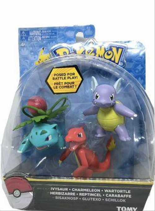 Фигурки покемонов Ivysaur Charmeleon Wartortle