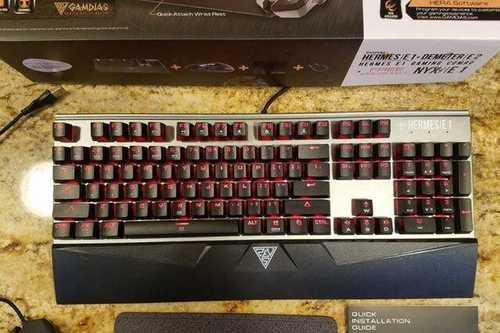 Клавиатура и мышь gamdias hermes E1 combo Black