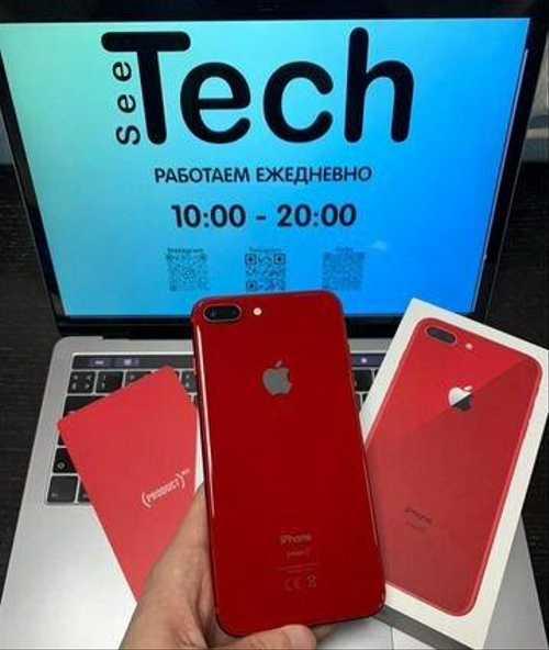 iPhone 8Plus 64gb Red.продажа/обмен