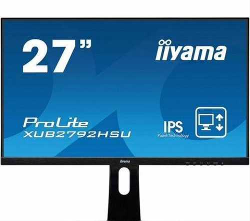 Монитор 27" Iiyama ProLite XUB2792HSU-B1 IPS 1920x1080 4ms hdmi, DisplayPort, USB (видео), VGA