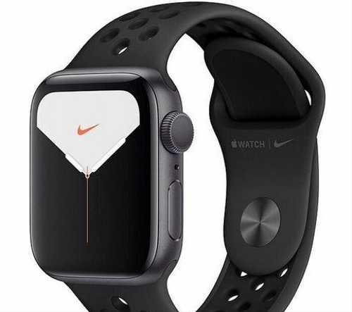 Смарт-часы Apple Watch Nike Series 5 44 мм серый