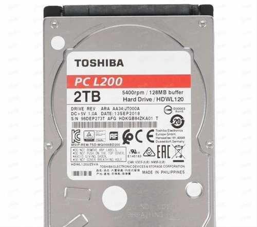 Жёсткий диск для ноутбука Toshiba L200 2TB