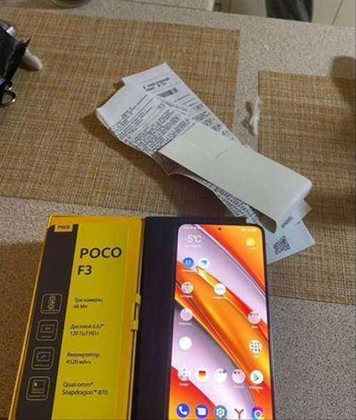 Телефон poco f3 8/256gb