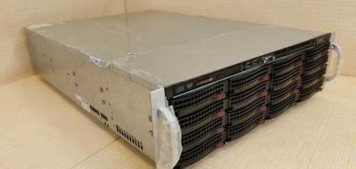 3U/2xE5-2609/X9DR3-F/16xHDD/9201-16i/CS836/2x800W