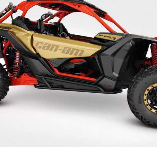 Защита порогов черная CAN-AM BRP Maverick X3