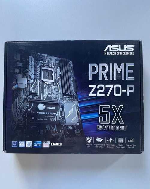 Материнская плата asus prime Z270-P