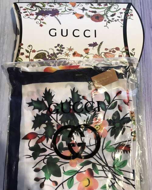 Шёлковый платок gucci