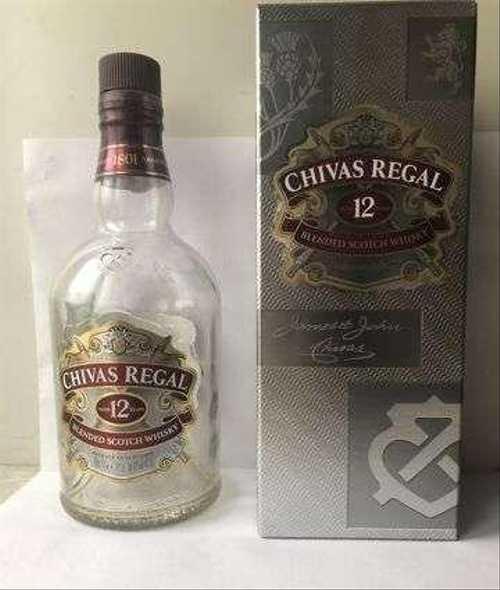 Пустая бутылка chivas