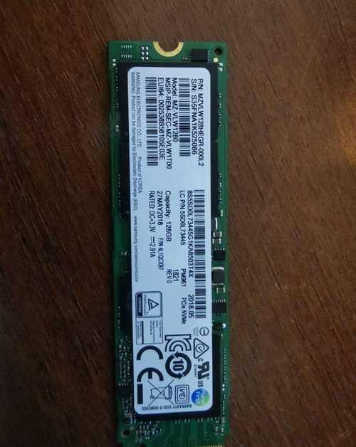 SSD M2 Samsung 128gb