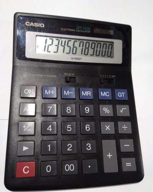 Калькулятор Casio DM - 1200