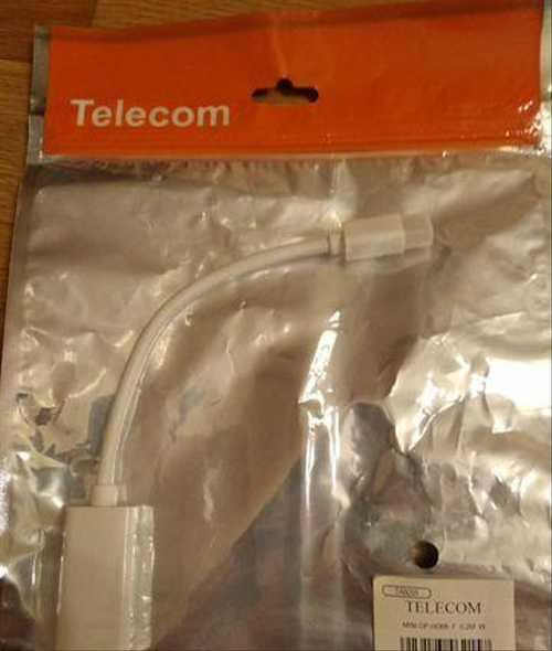 Кабель Telecom TA6055 miniDisplayPort - hdmi 0.2 м