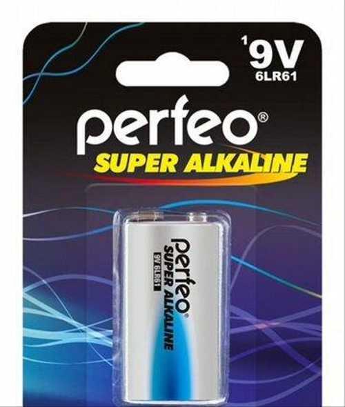 Батарейка Perfeo 6LR61/1BL Super Alkaline