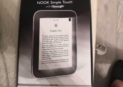 Новая электронная книга Nook Simple Touch