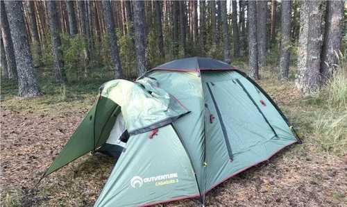 Палатка для 2 взрослых и ребенка