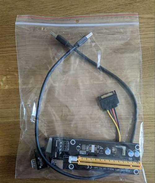 Райзер USB PCI-E 1x-16x ver 006 и 007