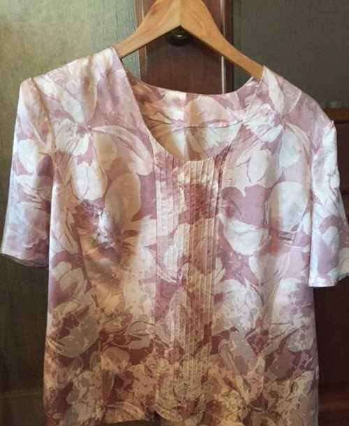Продаётся шелковая блуза (48 - 50 р-р)