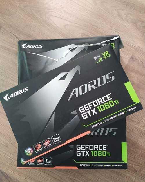 Коробки aorus GeForce GTX 1080ti