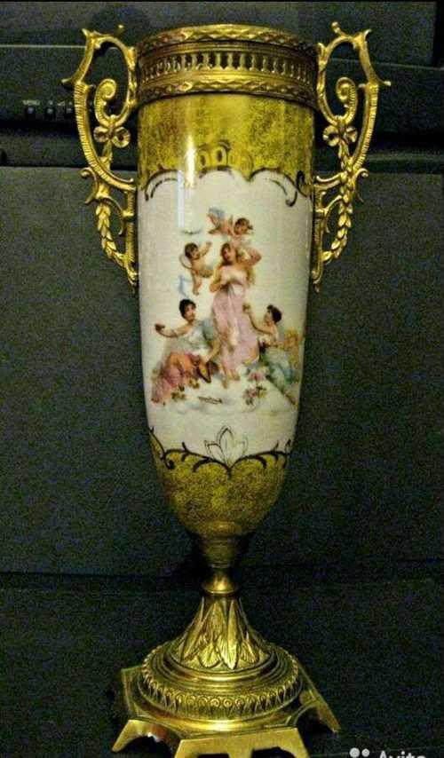 Фарфоровая ваза,кубок-Италия 1930г