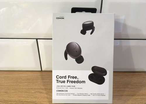 Новые Bluetooth TWS наушники cowon CX5