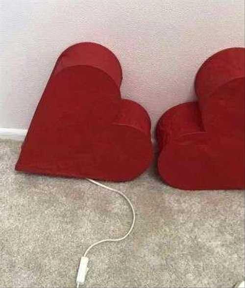 Светильник-ночник сердце IKEA